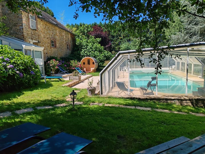 Manoir 12 Pers. Avec Piscine. Domaine De Lafayette - Brocéliande