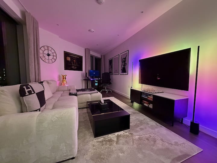 Battersea Luxe 1br Sky Suite Rooftop Pool & Gym - Centro de Londres