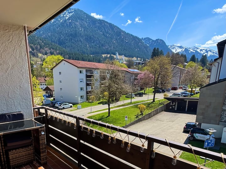 Apartment Mit Bergblick & Balkon 3 Min Zum Skilift - Oberstdorf