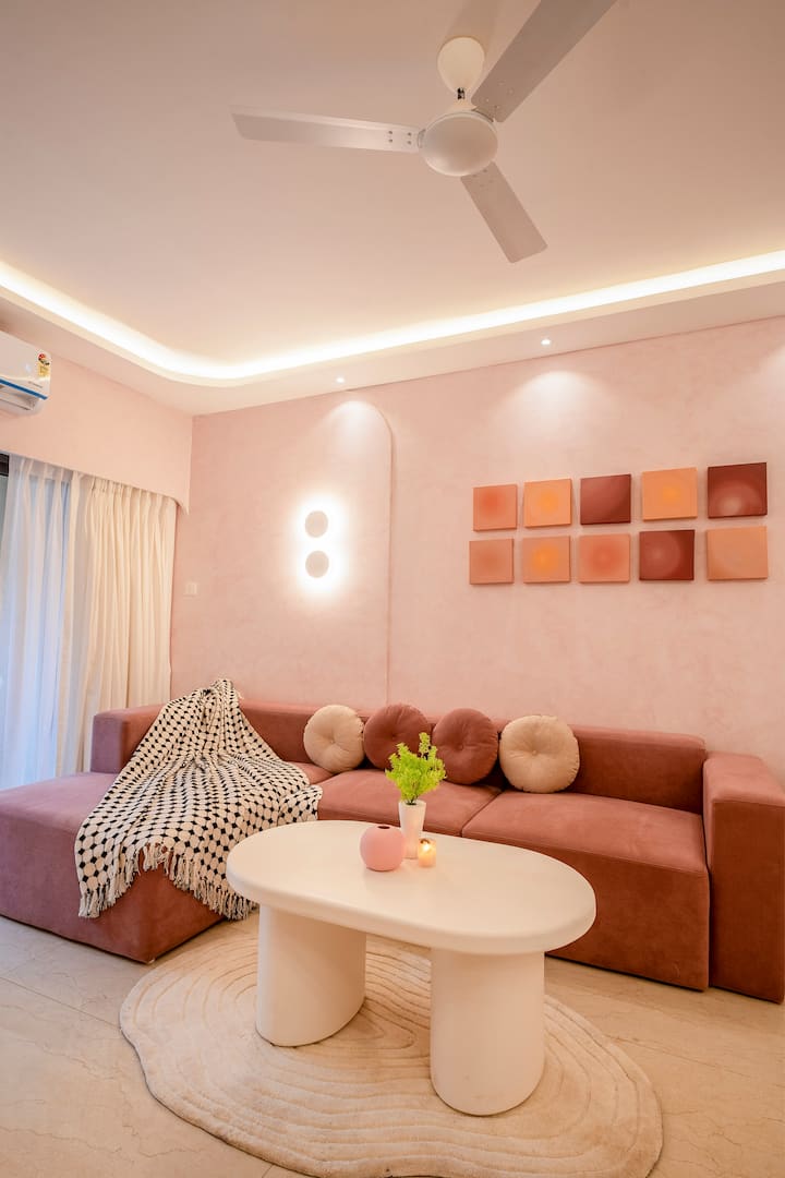 Zinnia By Kiwistays | 1bhk | Near Beach | Pool - Goa