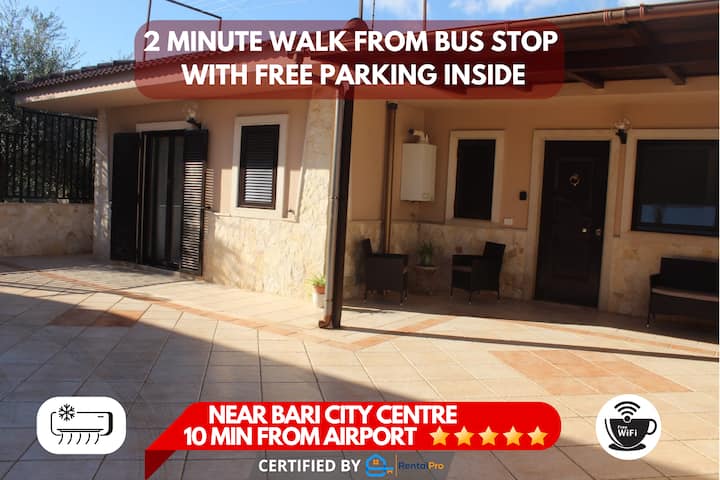 [10 Min Airport + Wifi] Wonderful Villa 5 Stars - Bari