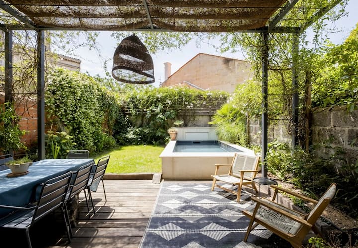 Maison De Ville Avec Bassin Piscine - Talence
