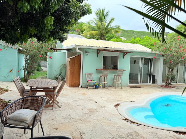 Villa Créole Avec Piscine – Centre De Saint-gilles - Saint-Gilles les Bains