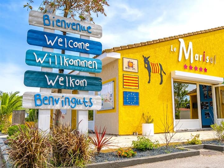Mobilhome - 8p - Camping Le Marisol 4 éToiles - Le Barcarès