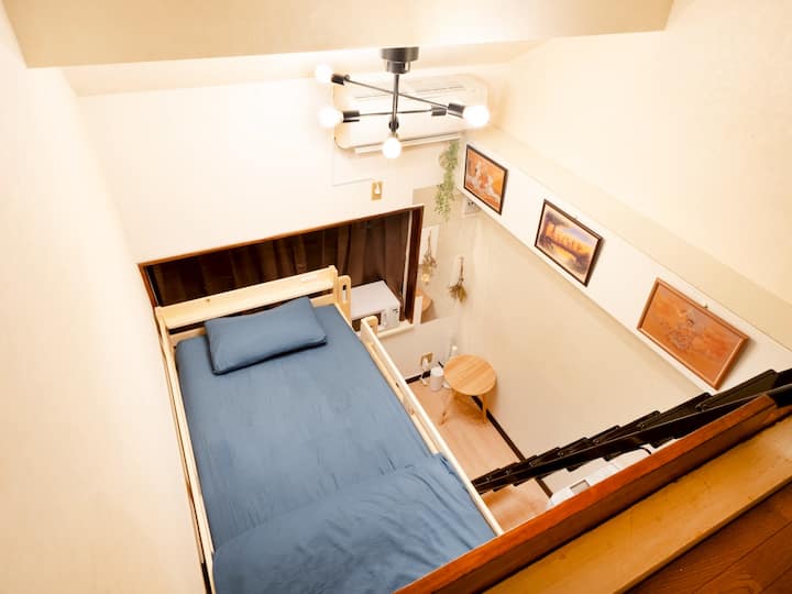 ディズニー前泊、後泊に最適！浦安駅徒歩5分ロフト＆2段ベッドで3名ok ！Wi-fi有 - 浦安市