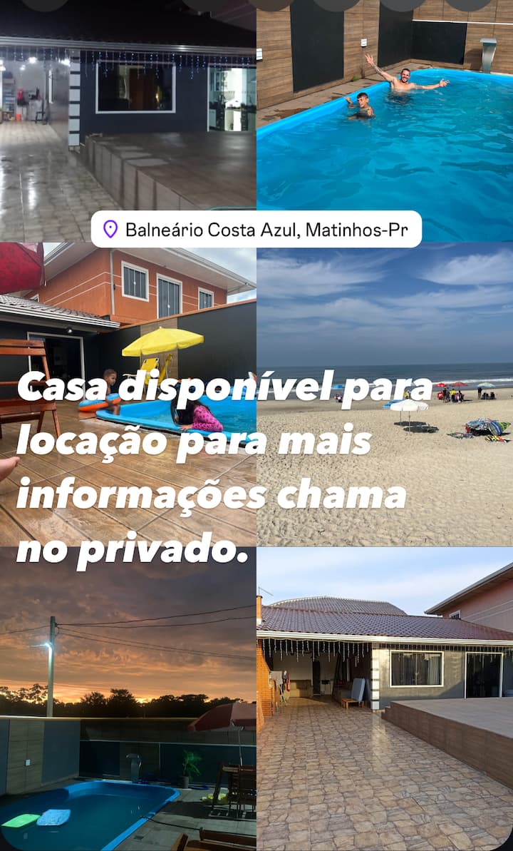 Casa Disponível Para Temporada Vem Verão Paraná - Matinhos