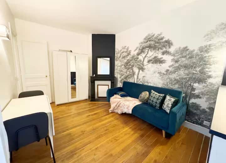 Studio Cosy  Métro Nation | Disneyland à 35 Min - Paris 11e Arrondissement