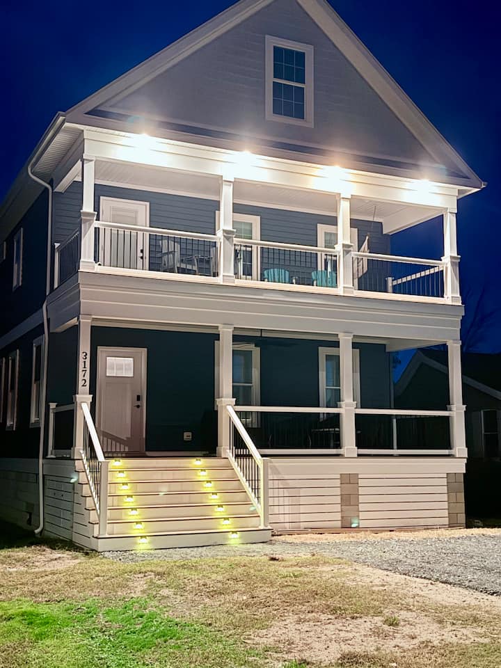 New House, Bay Views, Porch And Balcony, 4 Beds - Chincoteague, VA