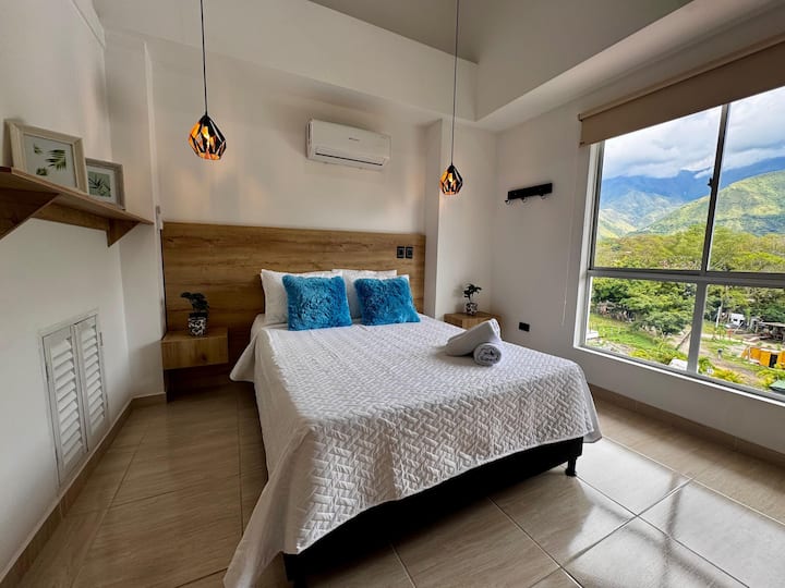 Apartamento Deluxe 4br, Aire, Piscina, Jacuzzi - San Jerónimo