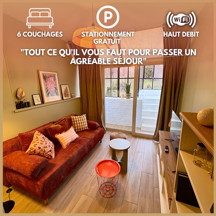 Grand Rdc 6 Pers • Arras • Stationnement Gratuit - Arras