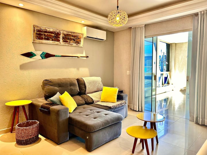 Ap Central, 142m², 4 Quadras Mar, 3 Quartos C/ar - Matinhos