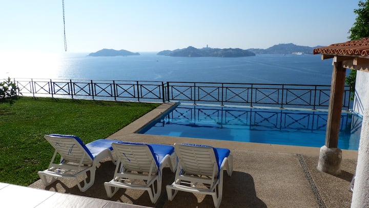 Casa De 6 Recámaras En Las Brisas Con Vista Al Mar - Acapulco