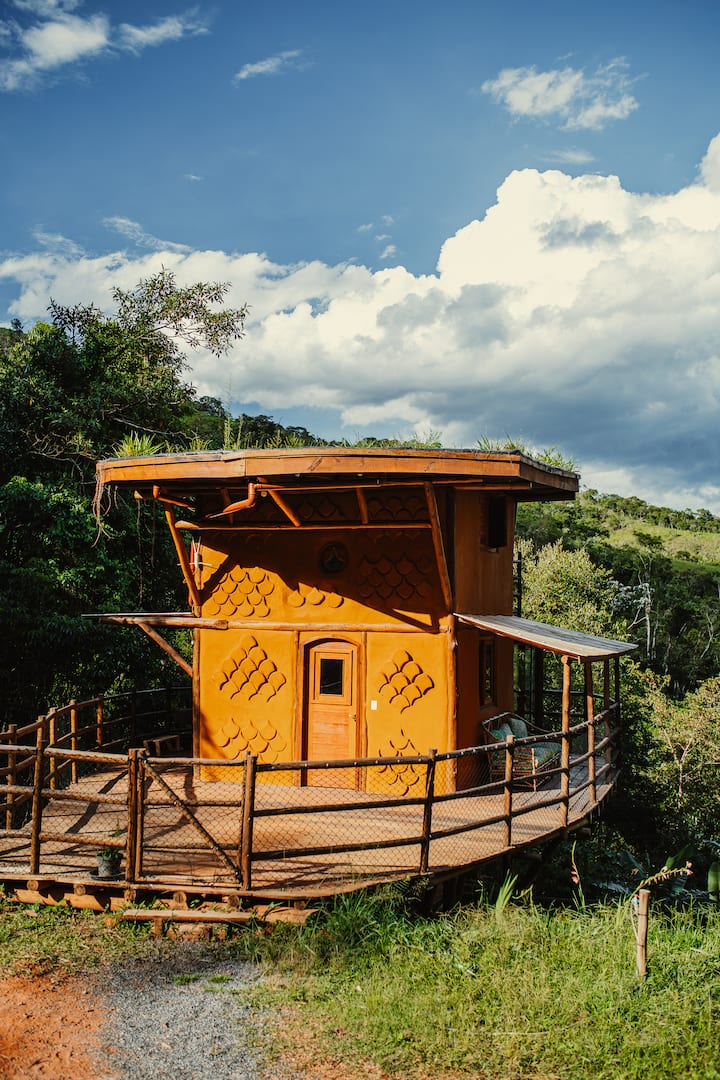 Chalé Na Mata Em Monteiro Lobato Com Cachoeira - Brazil