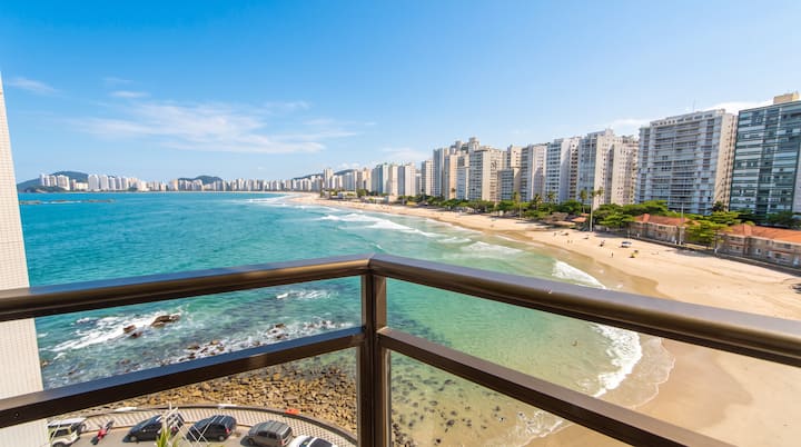 Pet Friendly Waterfront Apartment With View And Garage - Guarujá