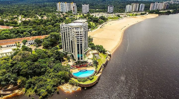Flat Vista Pôr Do Sol No Tropical Executive Hotel - Manaus