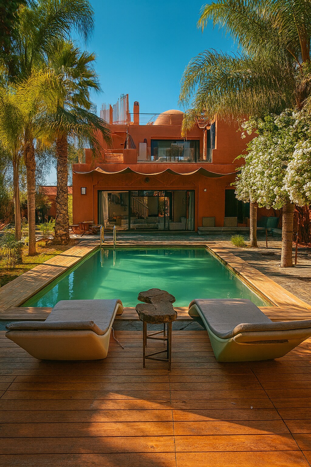 La Casablancaises : Pool, Hammam & Art - Villas à louer à Marrakech ...