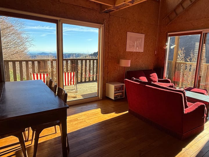 La Brimbelle - Chalet Sur Le Mont Lozère Avec Vue - Villefort
