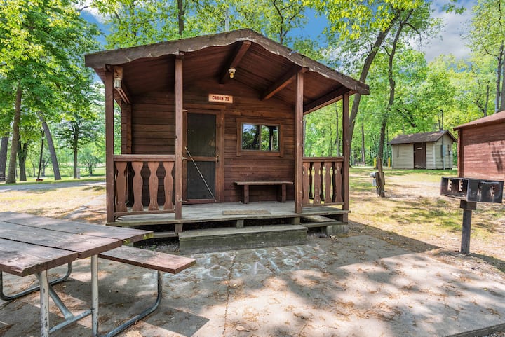 4 Person Rustic Cabin - Water park, Fremont