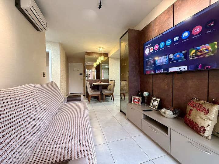 Apê Ac Todos Cômodos | 1 Km Do Mar | Espaço Pet - Brasil