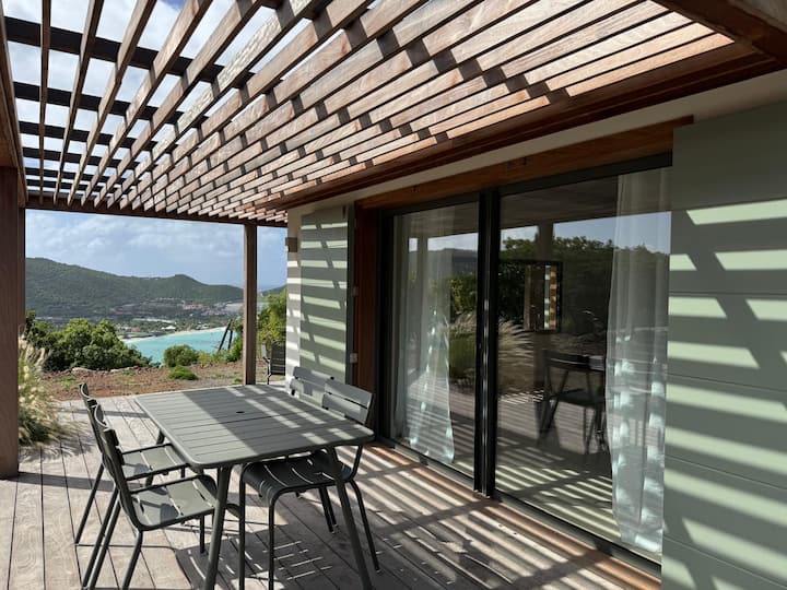 Joli Bungalow Niché Sur La Colline De Saint Jean - Saint-Barthélemy