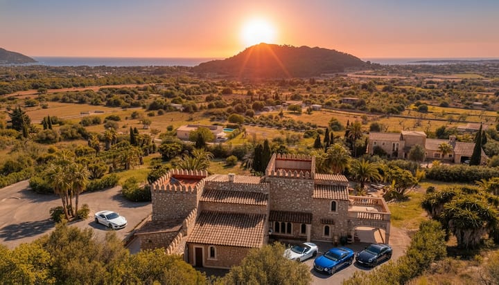 Luxus Finca Panoramablick Privater Pool Spa Sauna - Cala Millor