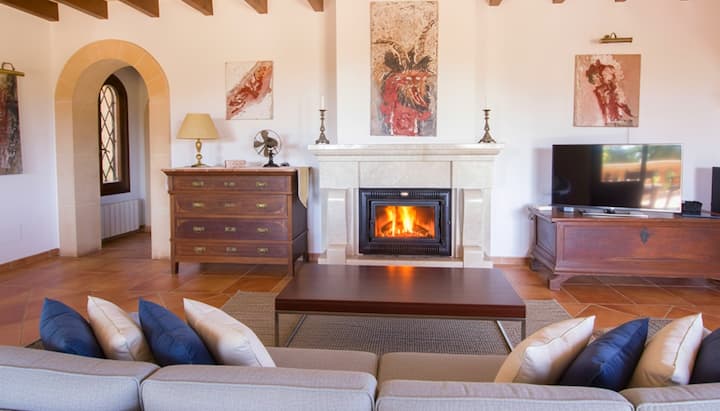 Luxus Finca Panoramablick Privater Pool Spa Sauna - Cala Millor