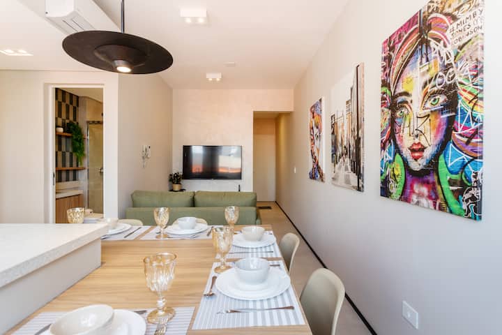 Apto Completo Para A Família | A 02 Min Shopping - Curitiba