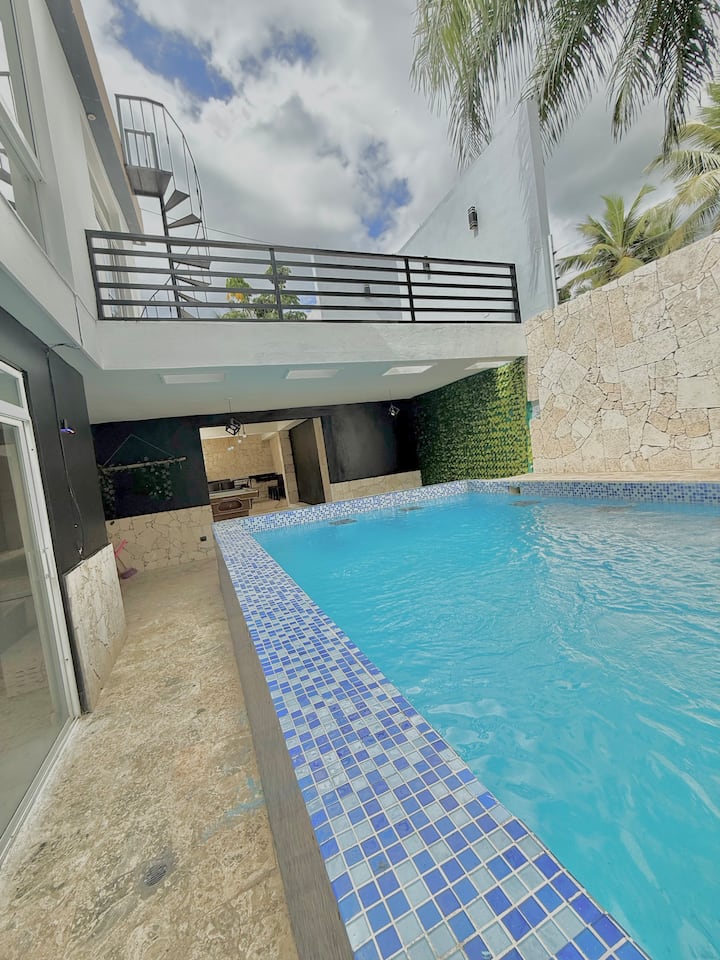 Villa Privada | Piscina + Jacuzzi + Billar | 16pax - Dominican Republic