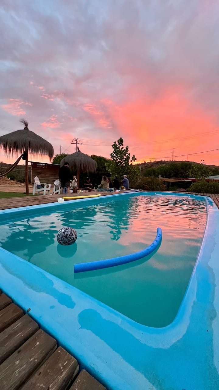 Cabaña Con Piscina Privada, El Pangal. Limache - Villa Alemana