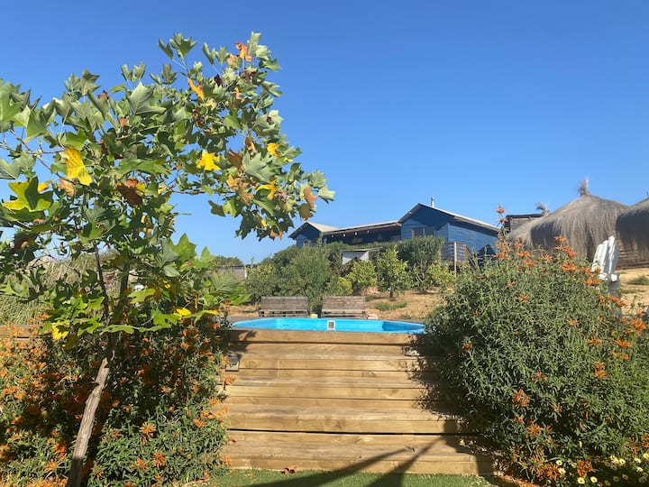 Cabaña Con Piscina Privada, El Pangal. Limache - Limache