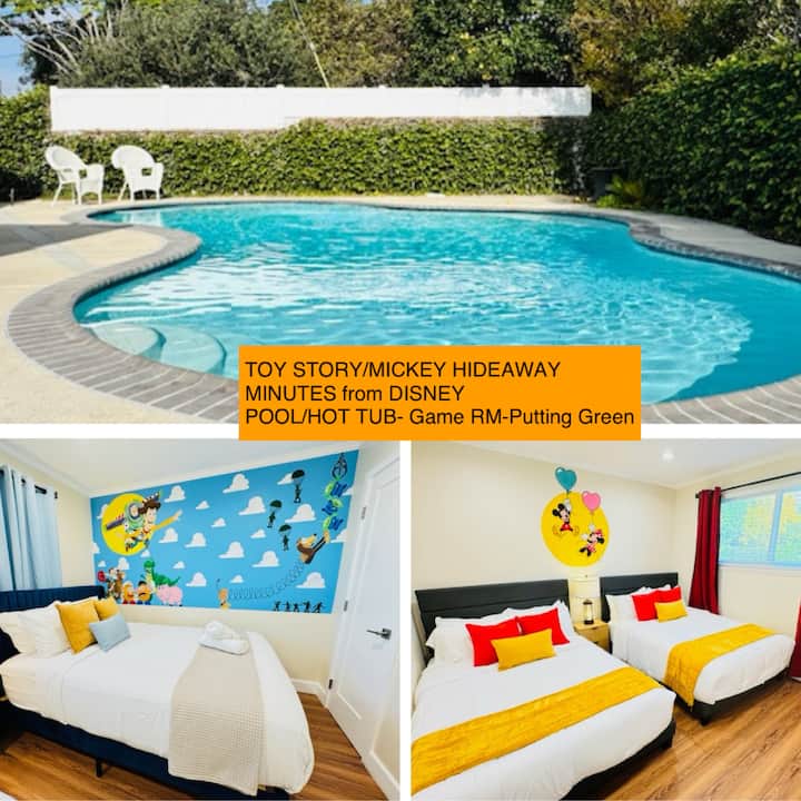 Fun Disney Escape | Pool, Hot Tub, Arcade, Kingbed - Anaheim