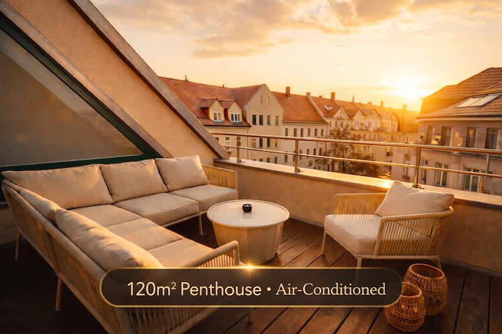 Signature Penthouse • 120 M² Luxury • Terrace - Leipzig
