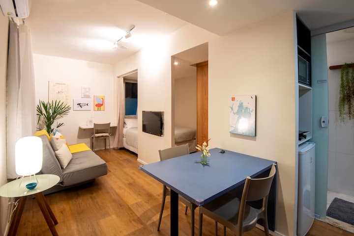 Studio Near The Beach Breeze+air Conditio+parking. - Lauro de Freitas
