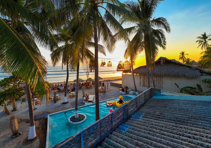 Barú Vibes House @Sunset@surfcity - El Salvador