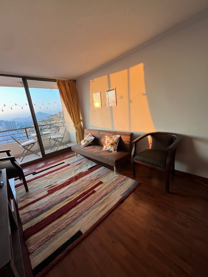 Depto. Equipado 100%, Parking, 2d 2b,metro, Seguro - Recoleta