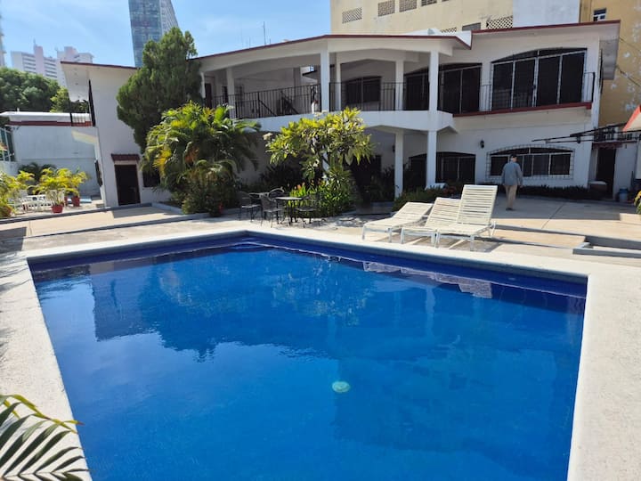 Villa Con 3 Habitaciones Para 10 Personas - Acapulco