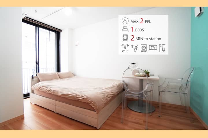 [Nad55] 2-min To Nada Station, Sleeps 2 Guests - Kobe