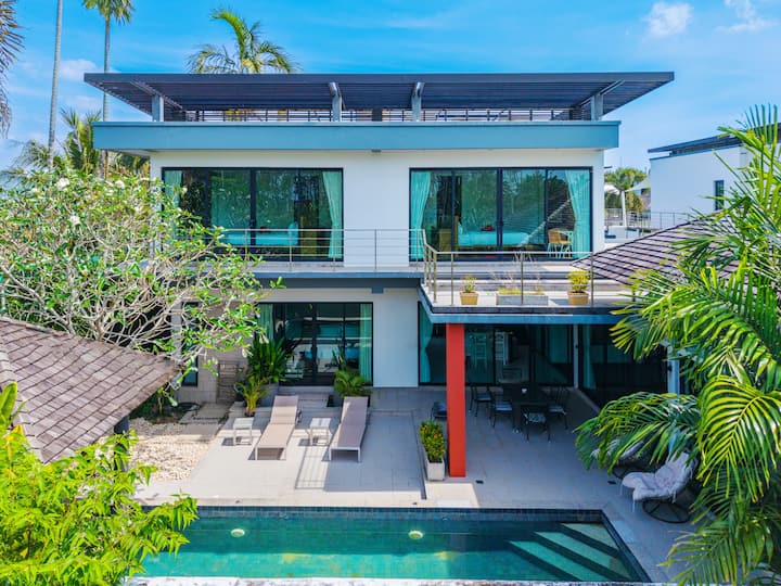 Bangtao3卧｜巴厘热带风情泳池别墅｜宁静+私密空间｜早鸟特惠+房客优选 - Thailand