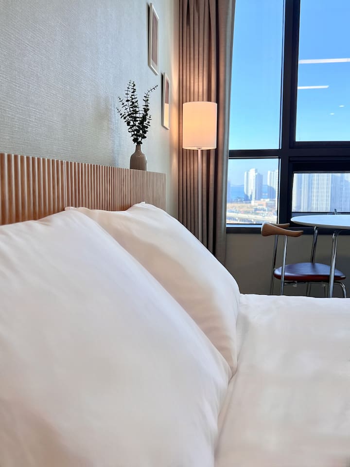 [송도 오션뷰] 인천대교 야경 고층 · Songdo Ocean View - Incheon