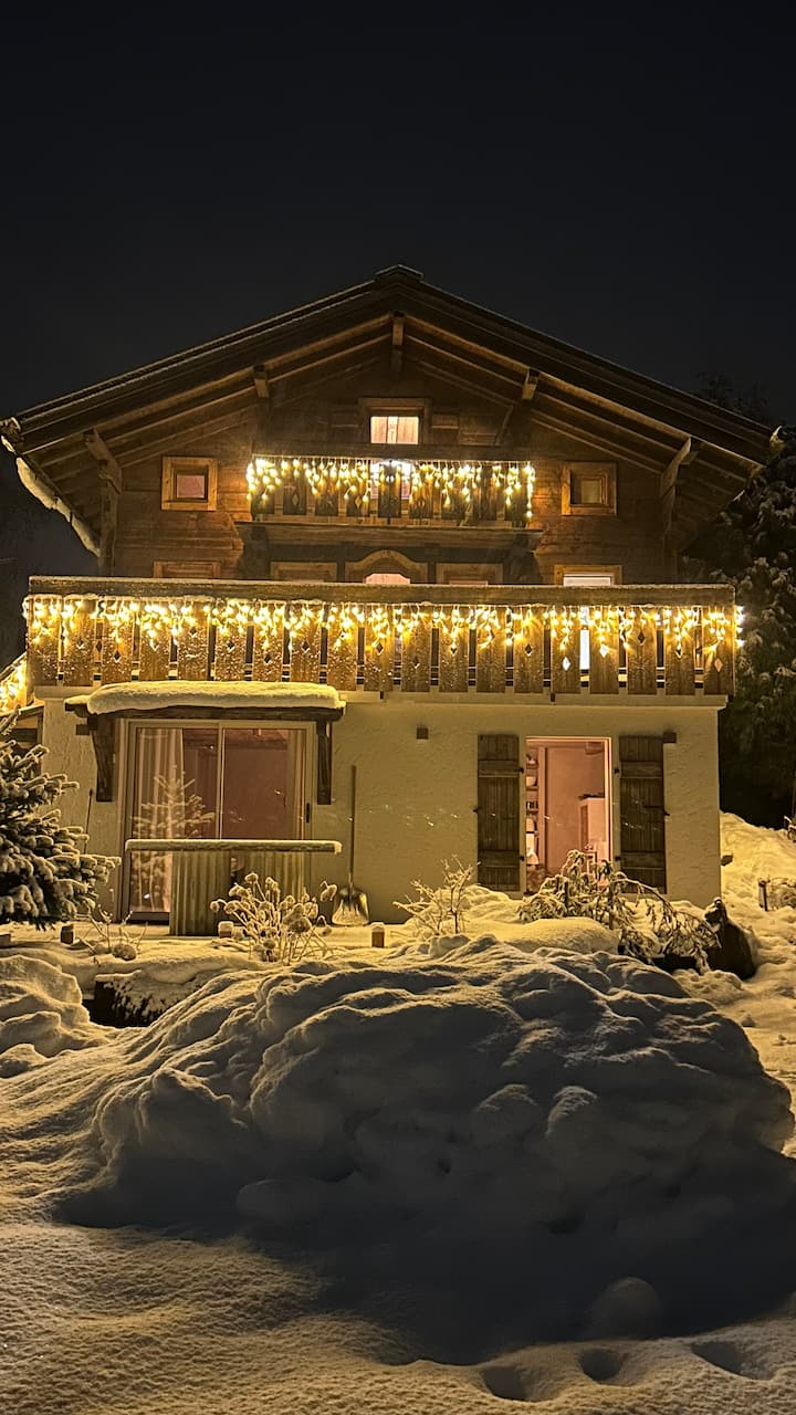 “Le Savoy” Mazot Chaleureux Vue Mont-blanc - Praz-sur-Arly
