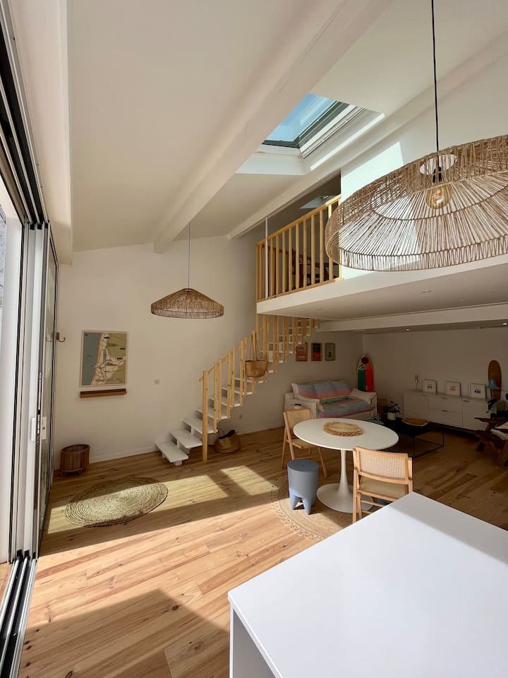 Villa Rénovée, Clim, Tennis, Plage à Pieds à 300 M - Seignosse