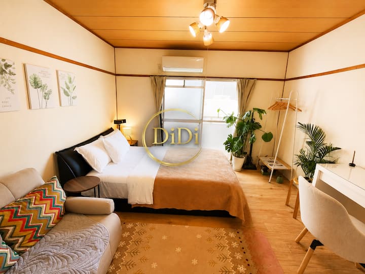 徳島駅徒歩10分｜駐車場無料｜静かな立地｜didi 103 - Tokushima