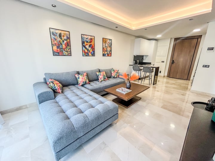 Cfc - Studio Luxueux - Balcon & Piscine - Casablanca