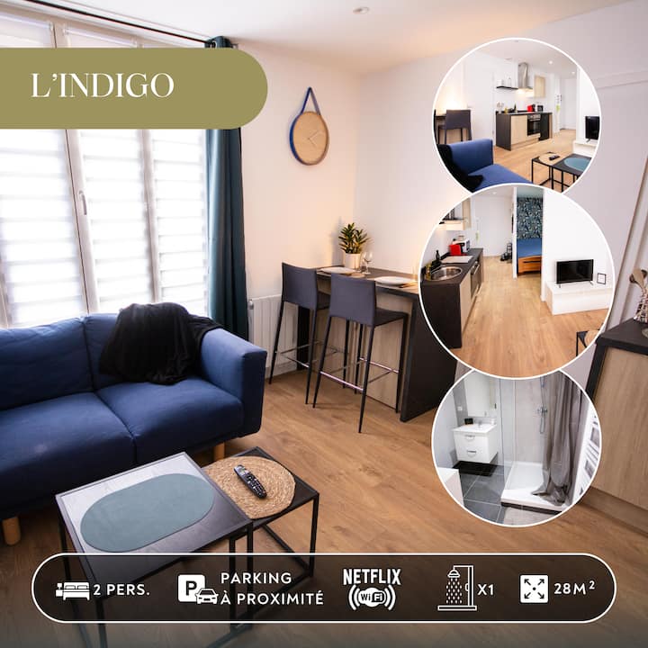 L'indigo, Cosy, Plein Centre, Wifi-netflix - Sochaux