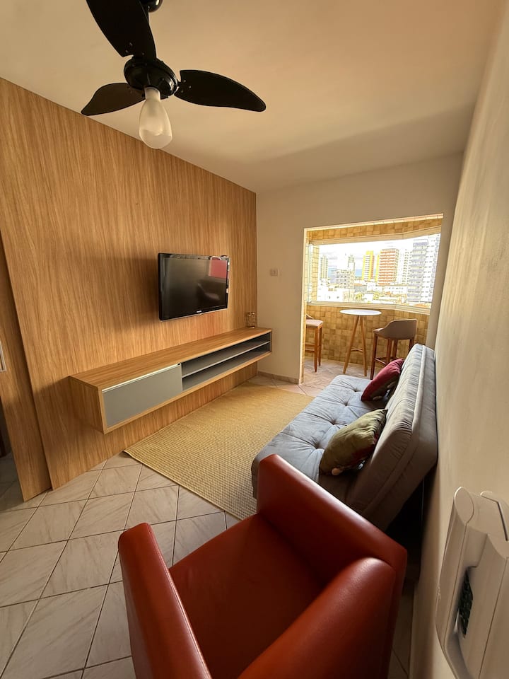 Apto Pé Na Areia, Praia Grande Maravilhoso - Praia Grande