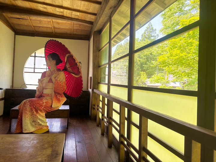 レトロモダンな古民家｜静かに過ごす田舎の一棟宿・時音 - Joetsu