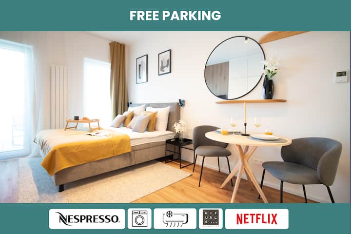 Apt| Parkování Zdarma | Výhled | Balkon| Netflix - Brno
