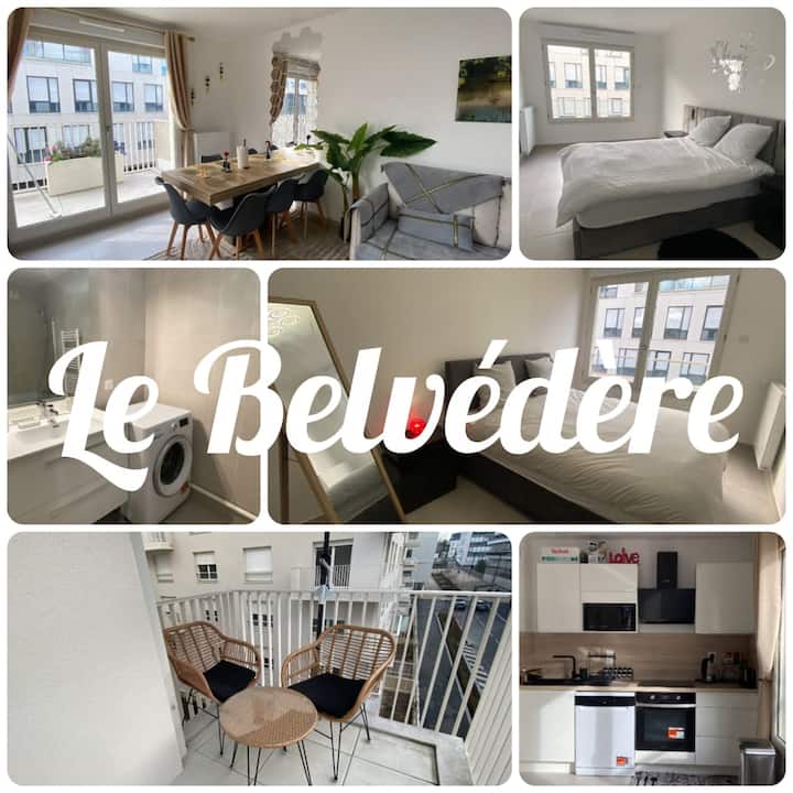 Le Belvédère – Appartement Spacieux & Moderne - Châtenay-Malabry
