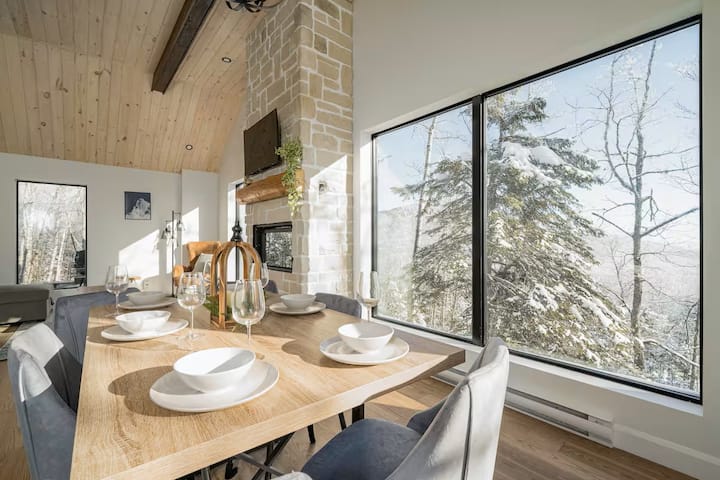 Elys 9 : Le Massif, Spa, Terrasse & Forêt - Charlevoix