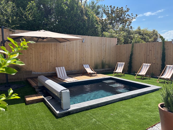 Villa Climatisée, Plage à Pied Avec Piscine - Biarritz